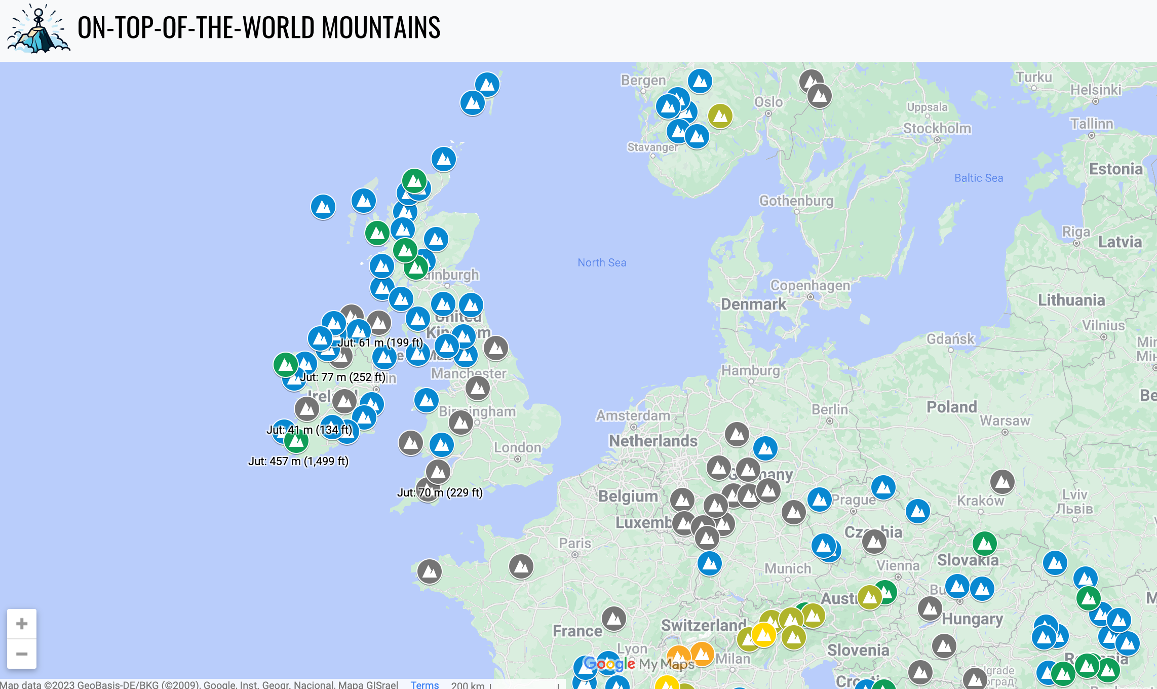 Two new classification criteria for the hills and mountains of Britain ...